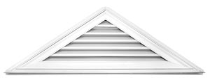 Triangle Gable Vent with 8/12 Pitch | Larson Shutter